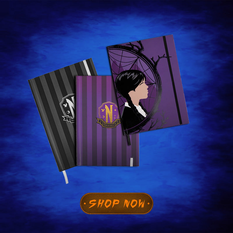 Wednesday Addams Notebooks | Official Licensed Products