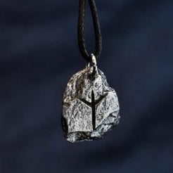 Rune X or Z - Algiz Rune | Viking Jewellery