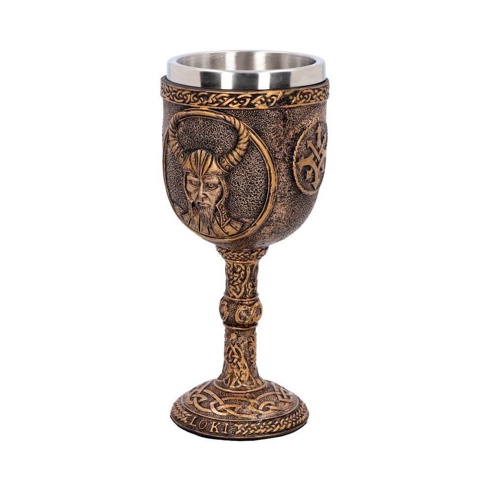 LOKI Goblet 17cm | Viking Goblet from House of Spells